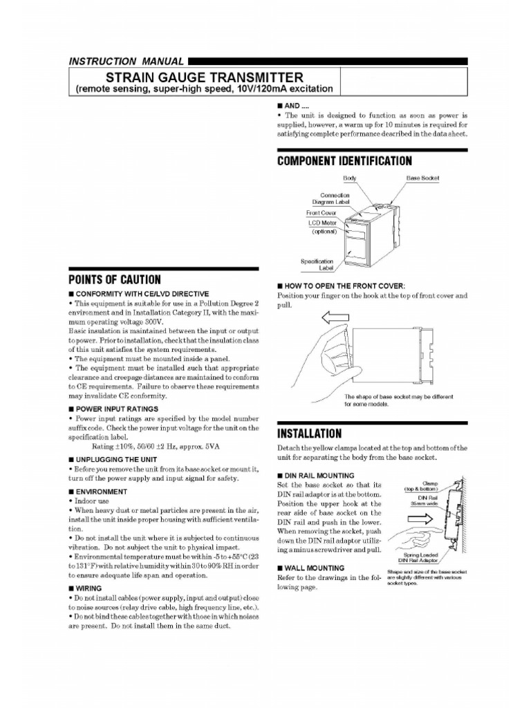 29-Strain Gauge Transmitter | PDF