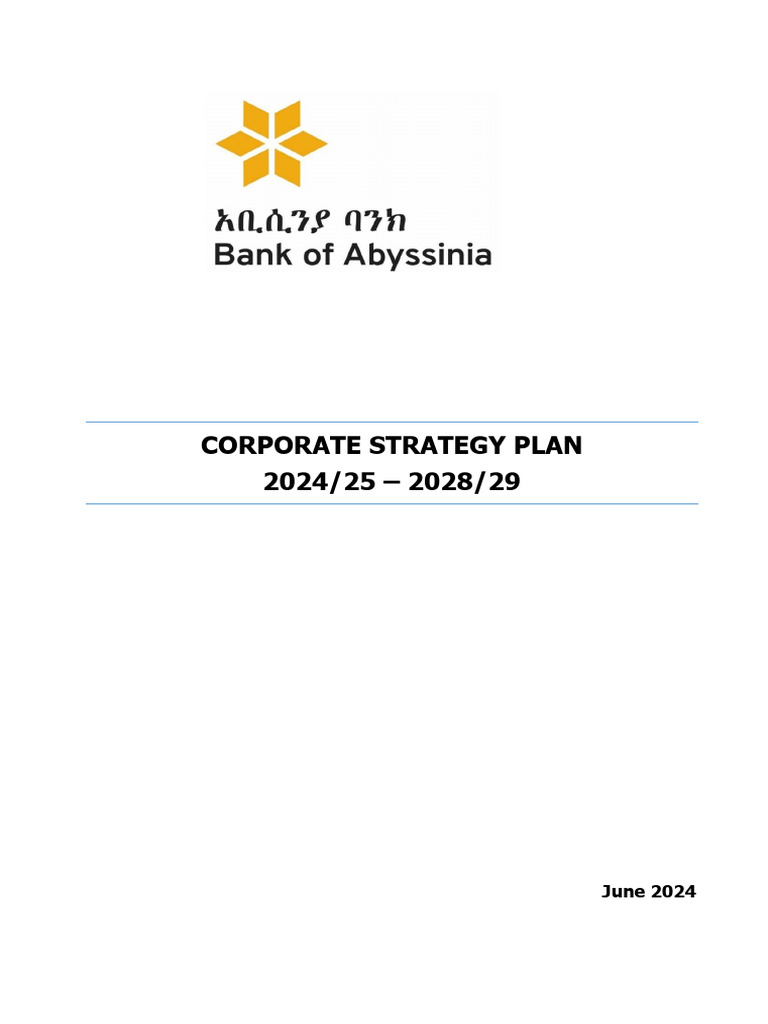Corporate Strategy - Master Doc. Jun2024 | PDF | Inflation | Banks
