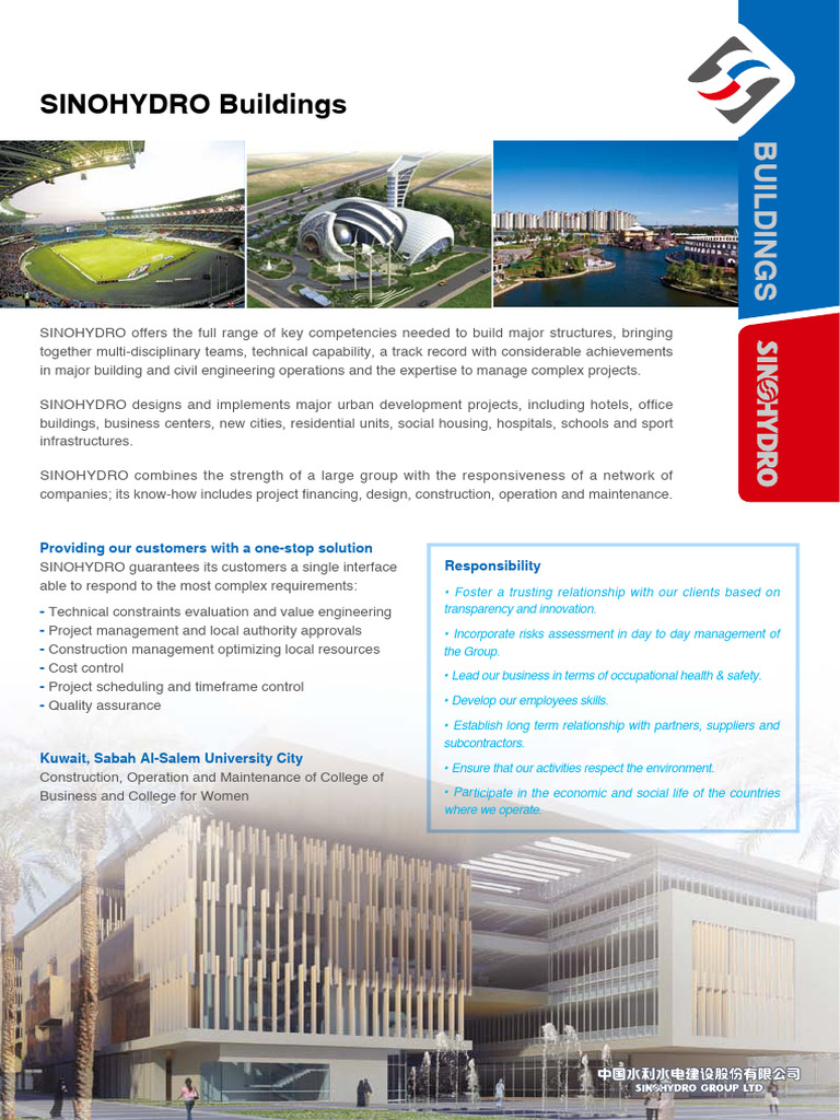 Comprehensive Construction Solutions by SINOHYDRO | PDF | Economies ...