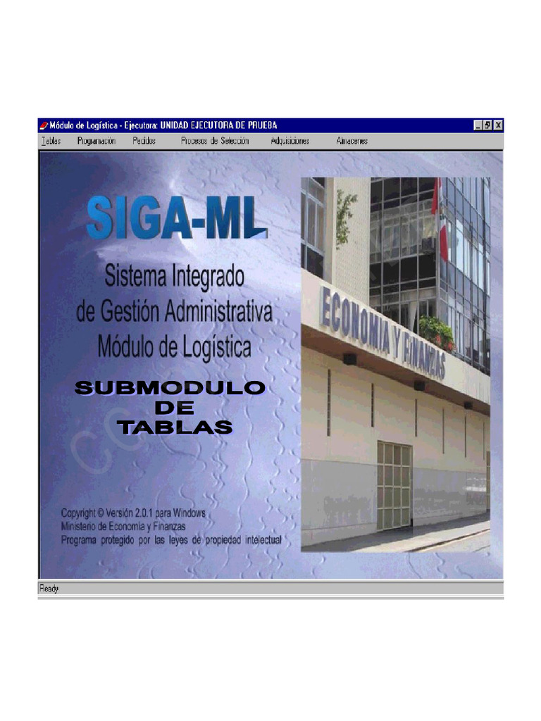 Manual - Usuario - Tablas (SIGA-Centro de Costo) | PDF | Ventana (informática) | Bienes