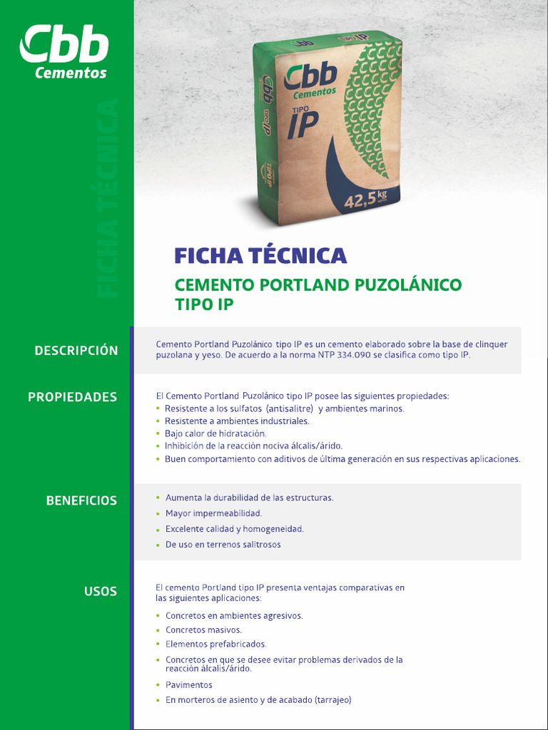 Ficha Tecnica CBB 1p | PDF