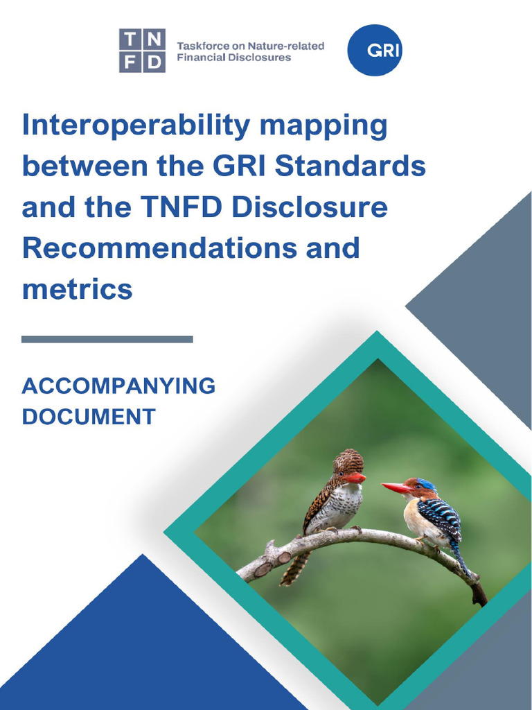 GRI and TNFD Make Reporting On Biodiversity Easier | PDF | Economy And ...