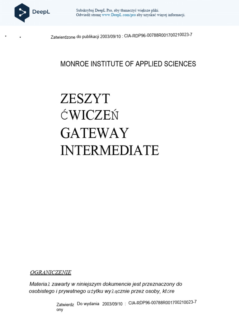 Gateway Workbook PL | PDF