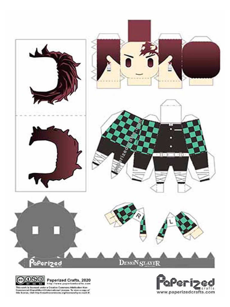 Demon Slayer - Tanjiro Kamado Paperized | PDF