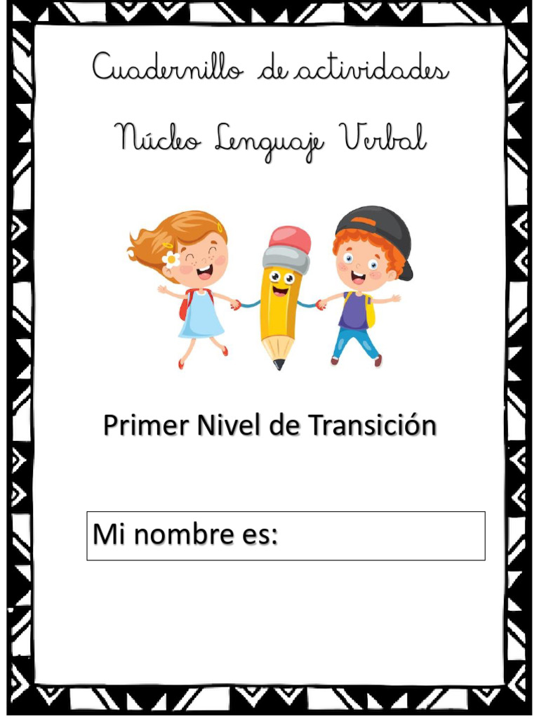 Cuadernillo Lenguaje Verbal Pre Kinder | PDF | Palabra | Vocal