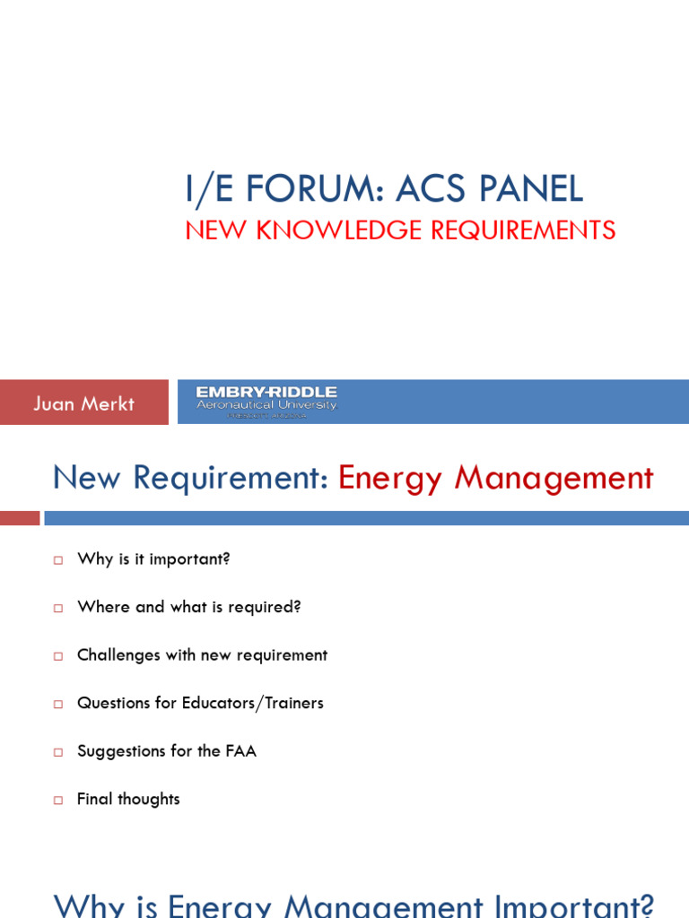 Merkt Acs Panel Presentation Pdf Airplane Flight
