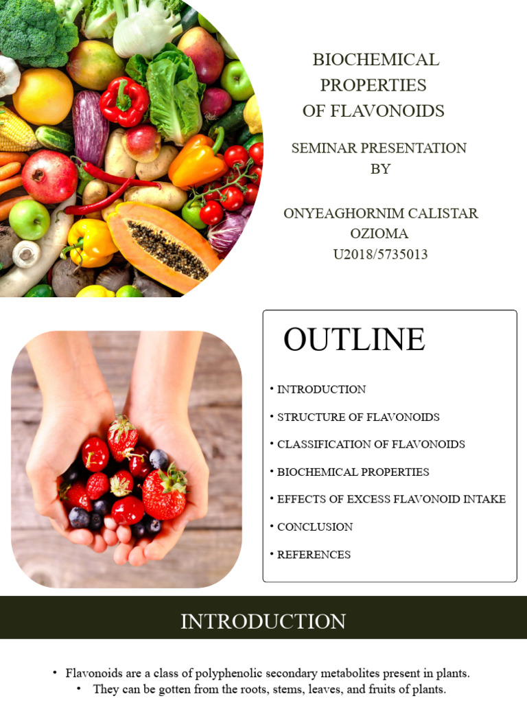 Onyeagornim - Biochemical Properties of Flavonoids - Corrected | PDF | Flavonoid | Apoptosis