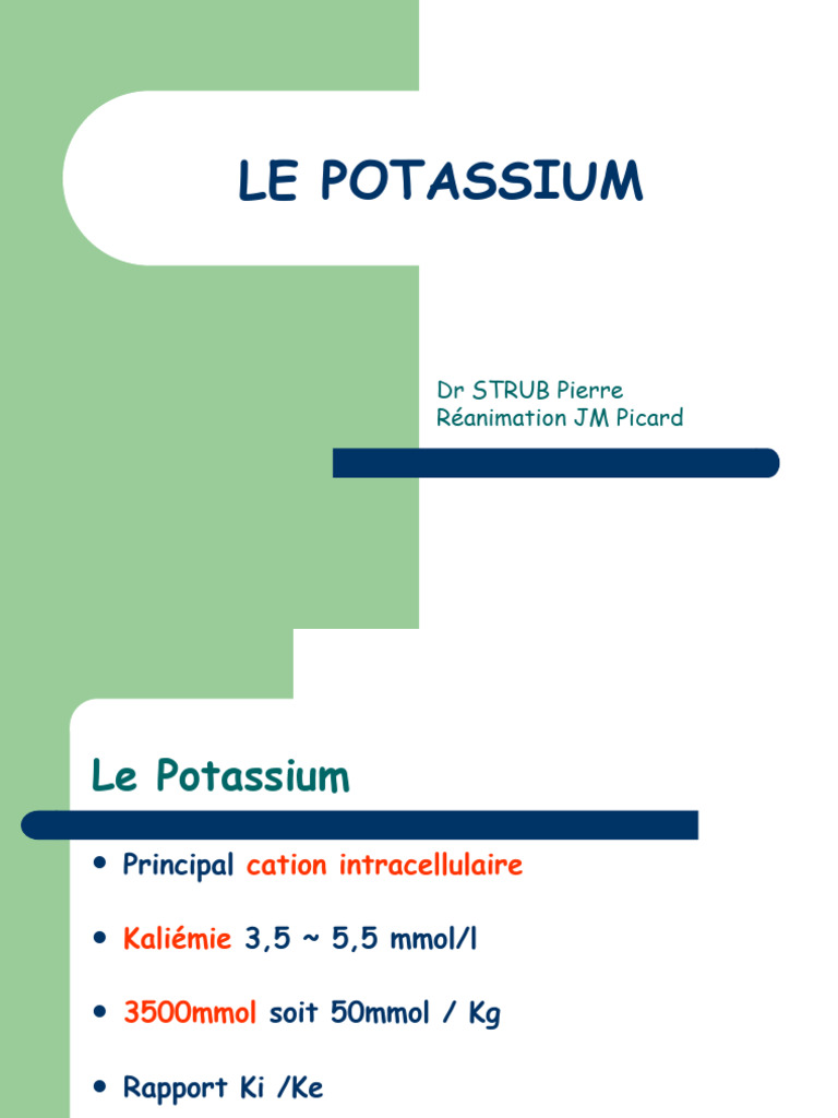 Potassium | PDF | Potassium | Chimie