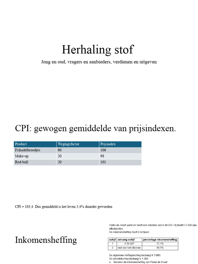 Herhalen J&o, V&a en V&u 2 | PDF