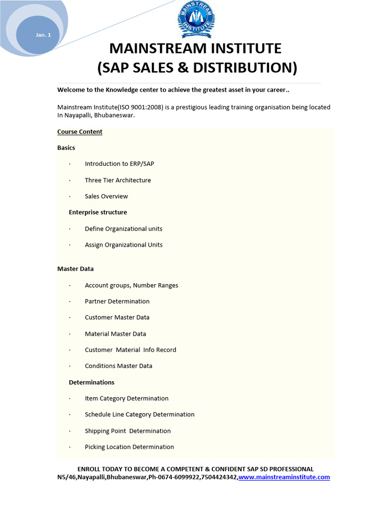 Sap SD | PDF | Invoice | Pricing