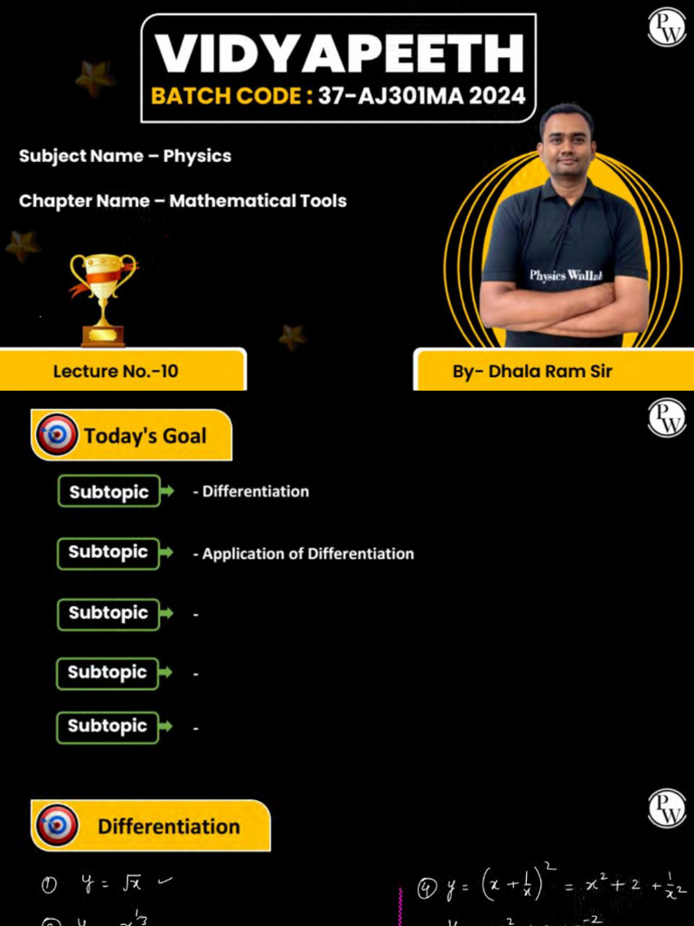 Phy Chapter 1 Lecture 10 | PDF