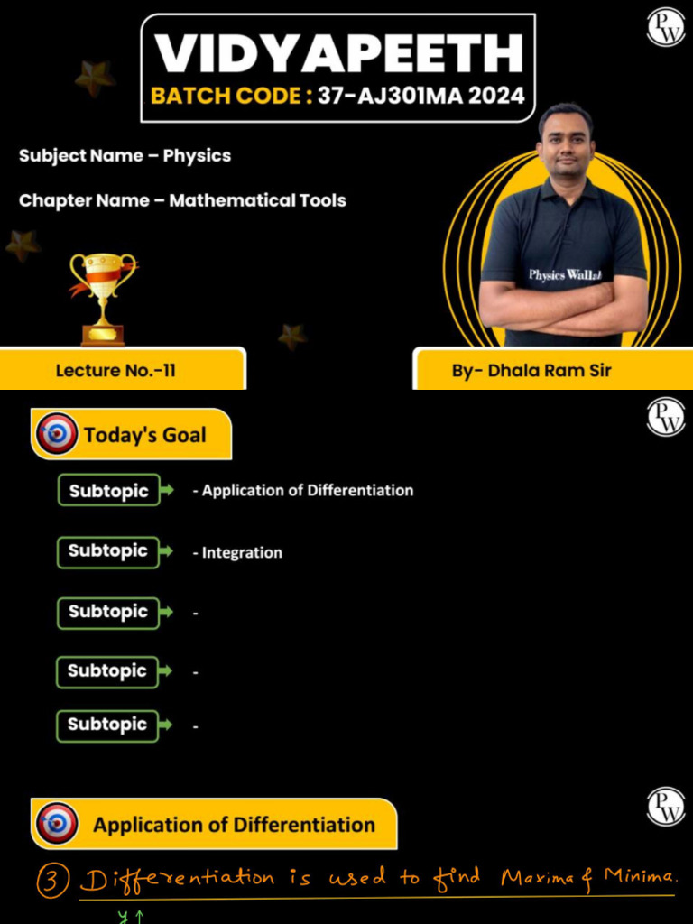 Phy Chapter 1 Lecture 11 | PDF