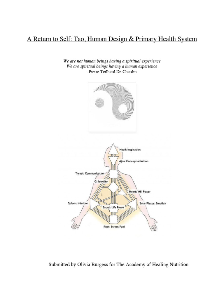 Tao & Human Design: A Healing Diet Guide | PDF | Traditional Chinese ...