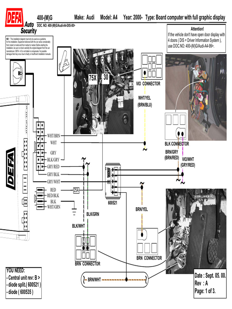 400 (M) G Audi A4 DIS 00 | PDF