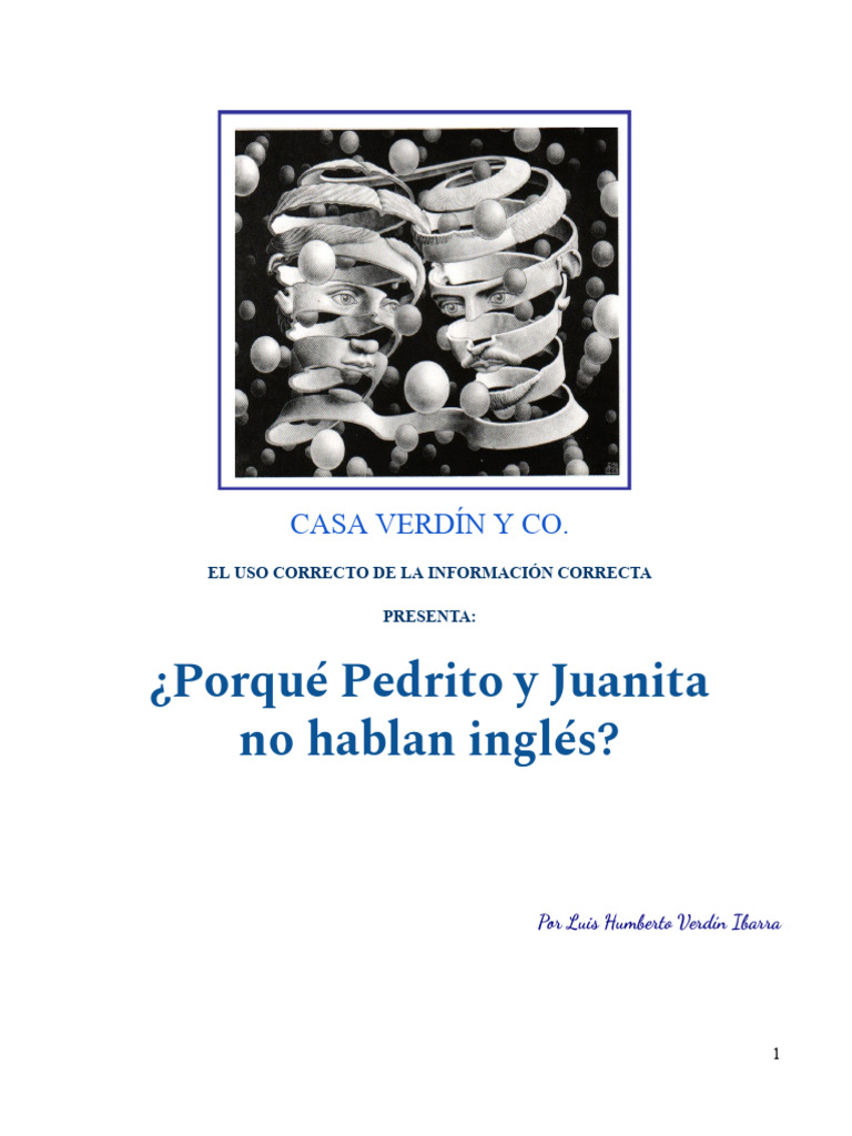 Pedrito y Juanita 1 | PDF | Aprendizaje | Verdad