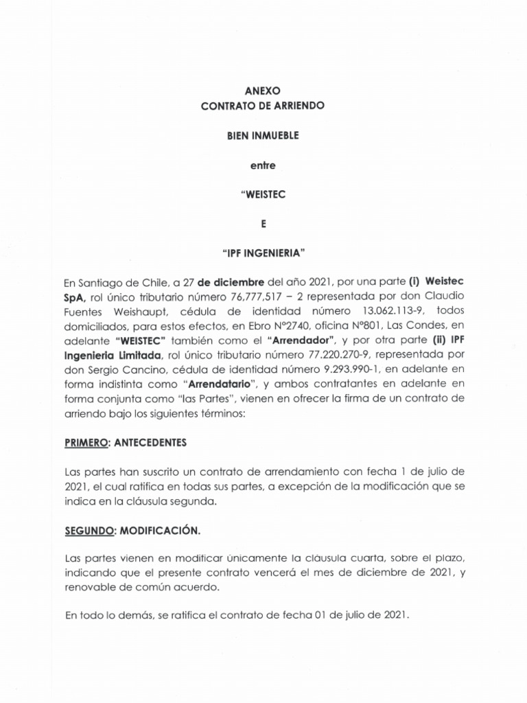 Anexo Weistec | PDF