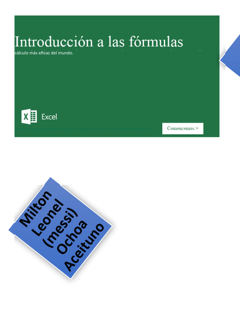 Primero | PDF | Microsoft Excel | Multiplicación