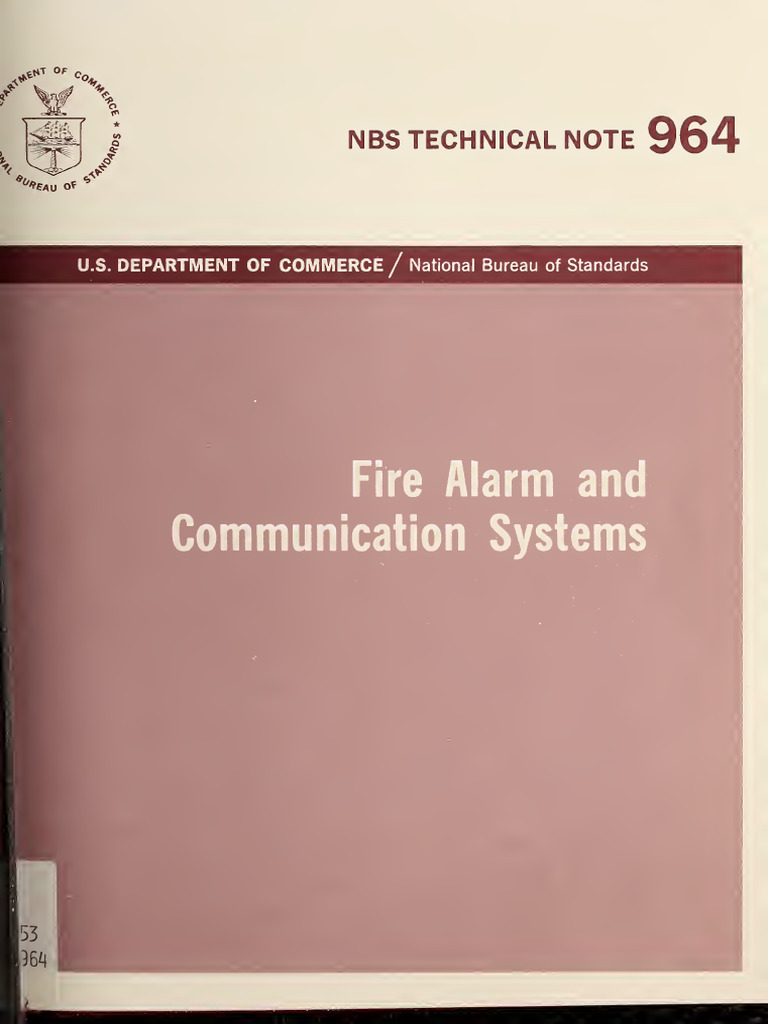 Nbs Technical Note 964 | PDF | National Institute Of Standards And ...