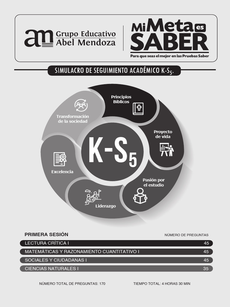 Simulacro Ks-5 Final Rbyw Primera Sesión | PDF | Don Quijote | Razonamiento deductivo