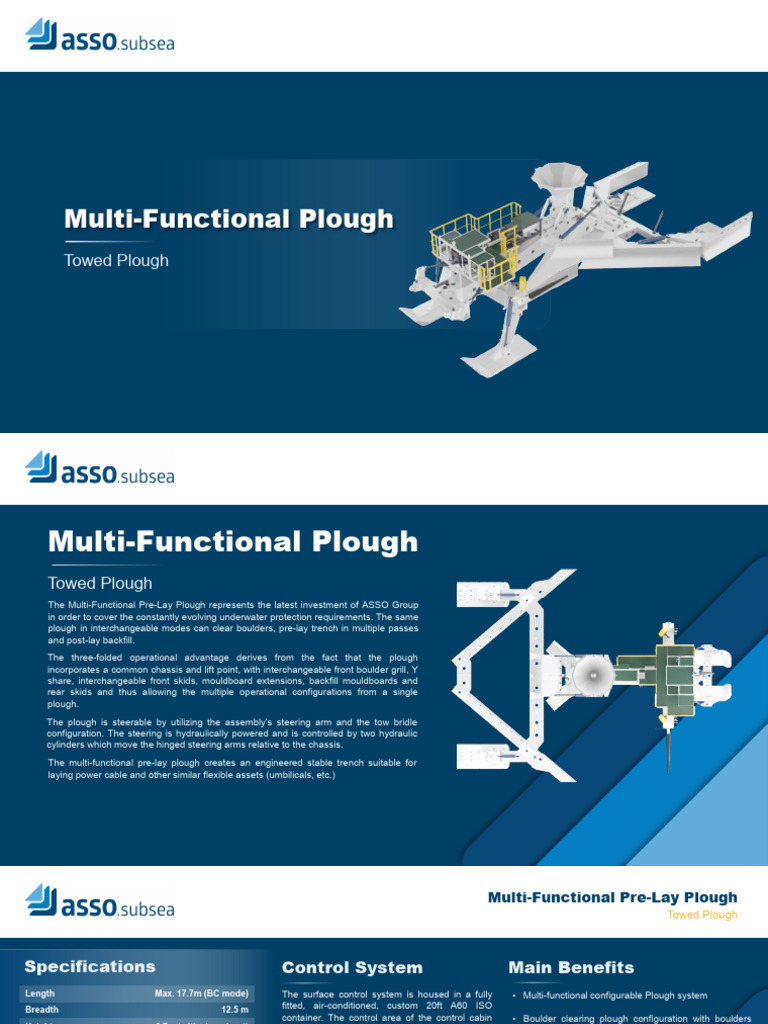 Multi Functional Pre Lay Plough Specifications 2022 | PDF | Plough ...