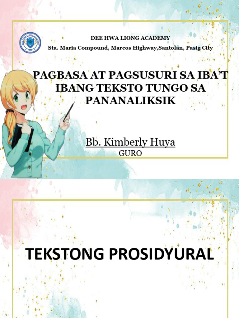 Tekstong Prosidyural | PDF