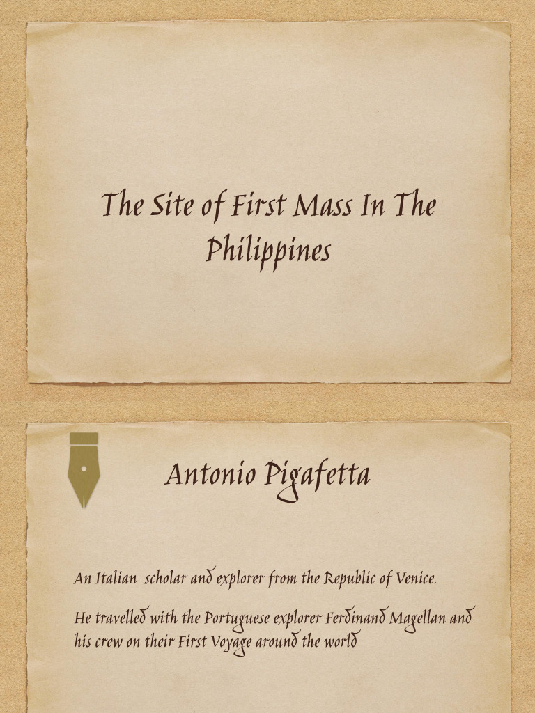 Site of First Mass in The Philippines | PDF | Field Research | Age Of ...
