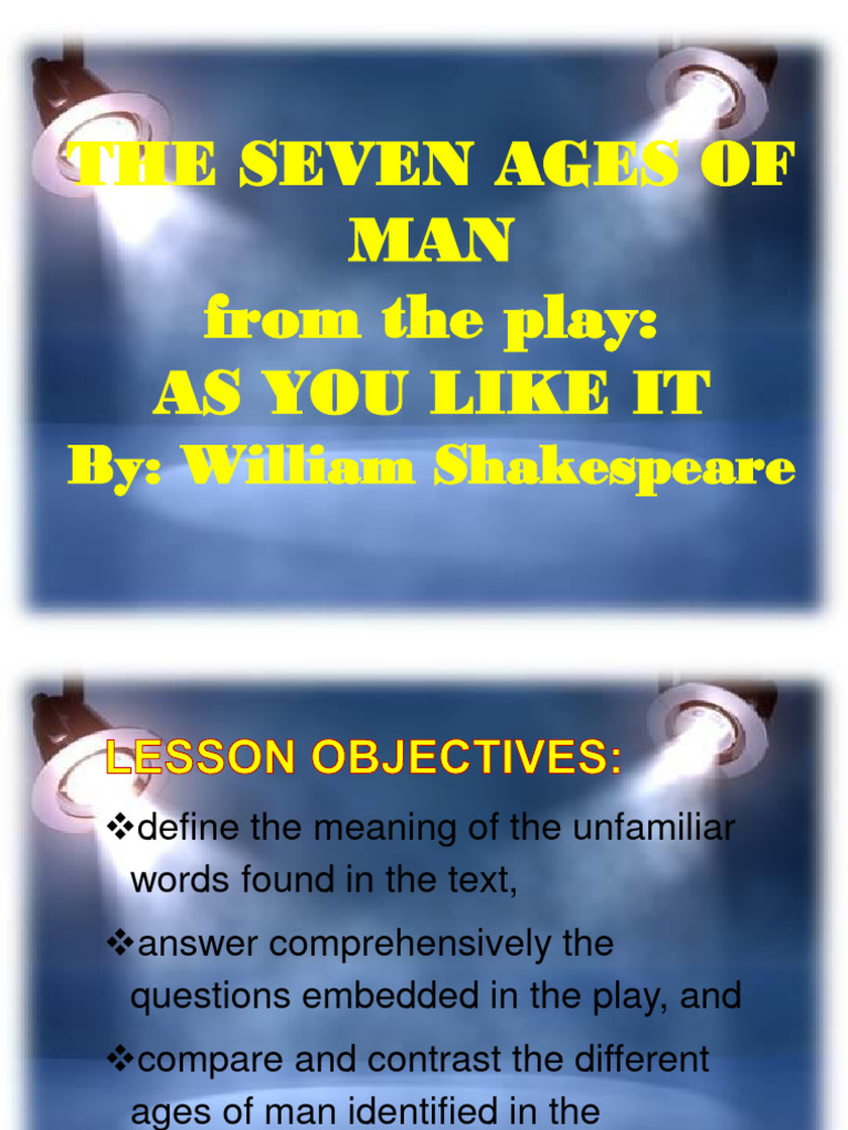 Seven Ages of Man | PDF | William Shakespeare