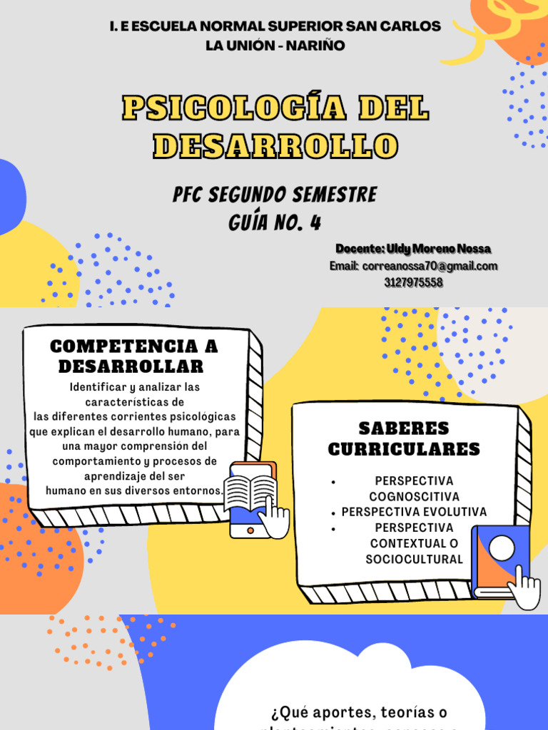 Guía #4 - Psic Del Desarrollo 2 Parte | PDF | Pensamiento | Cognición