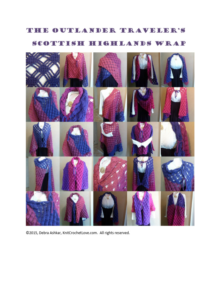 Versatile Traveler's Wrap Pattern | PDF | Textiles | Weaving