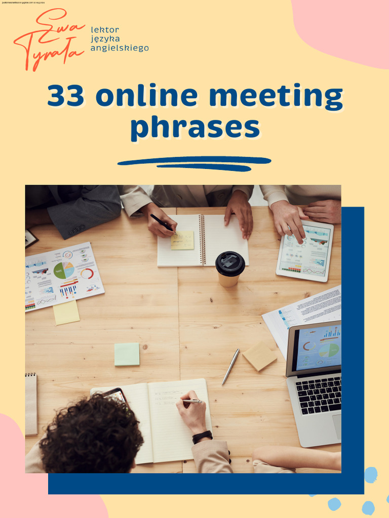 Essential Phrases for Online Meetings | PDF | Human Communication ...