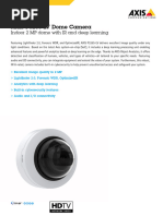 Datasheet Axis p1465 Le Bullet Camera en US 393318 | PDF | Camera | Video