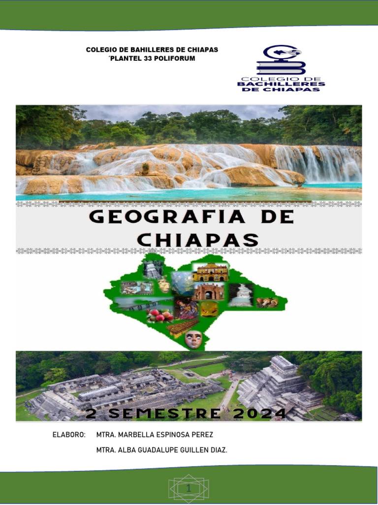 Marbe de Geografia de Chiapas. 2.0 | PDF | Geografía | Chiapas