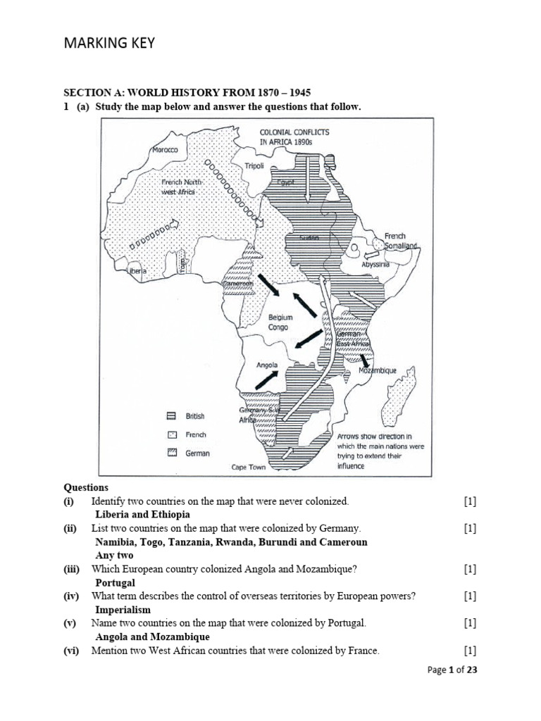 Mh2 Marking Key Kcom 4202 | PDF | World Politics | Israel