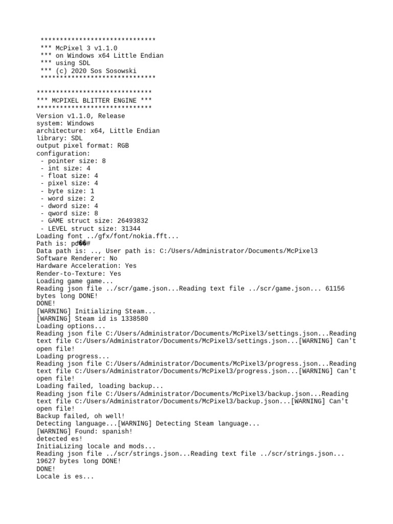 McPixel 3 v1.1.0 Windows x64 Setup | PDF | Backup | Computer Engineering