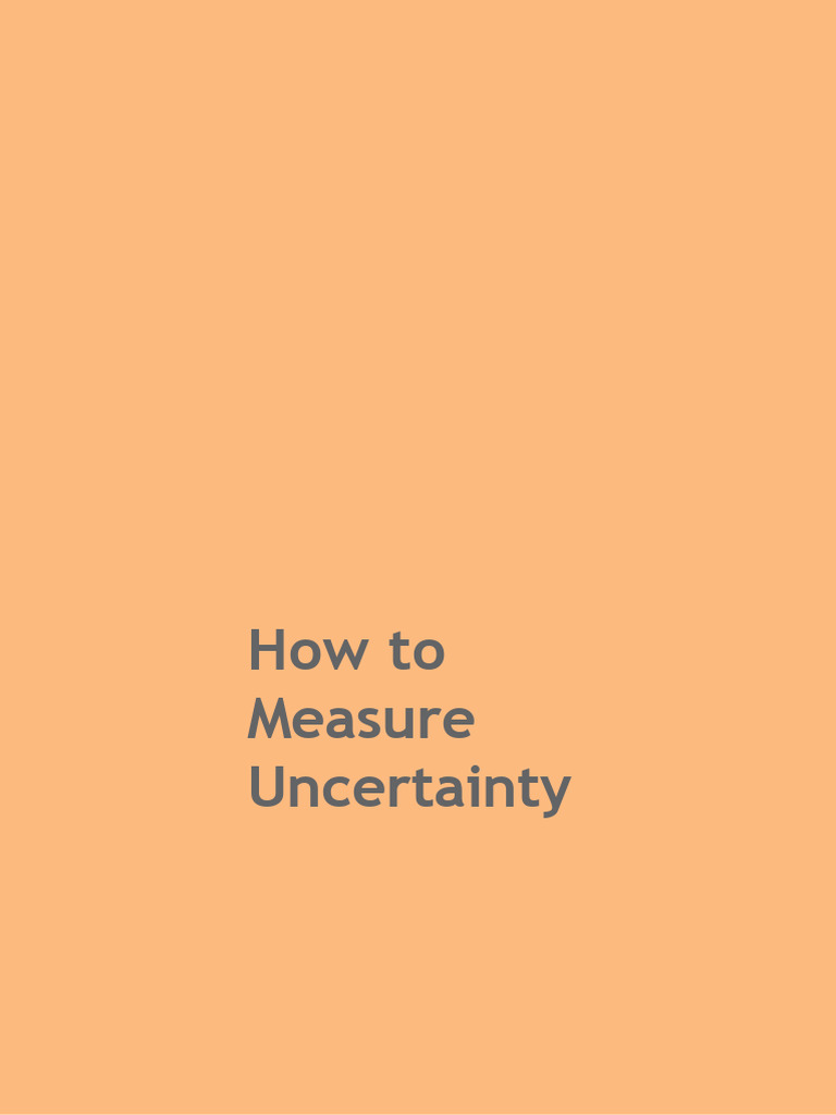 Measuring Uncertainty in Lab Results | PDF | Coefficient Of Variation ...