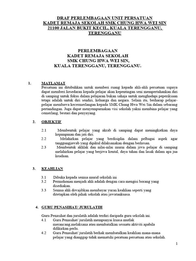 Draf Perlembagaan19 | PDF