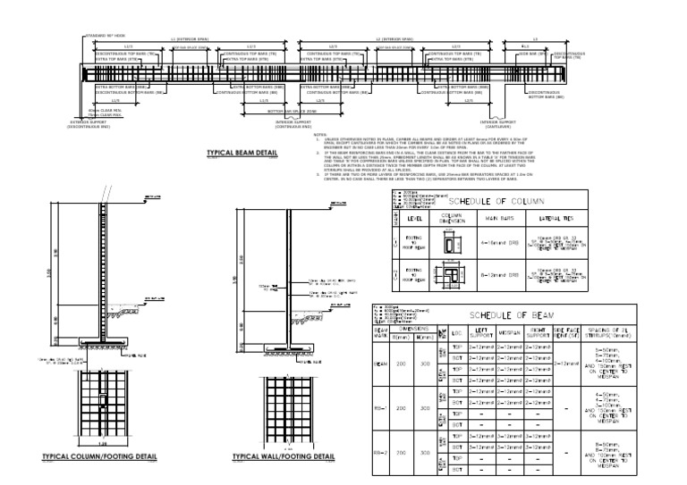 Structural Plan 02 | PDF | Beam (Structure) | Structural Engineering