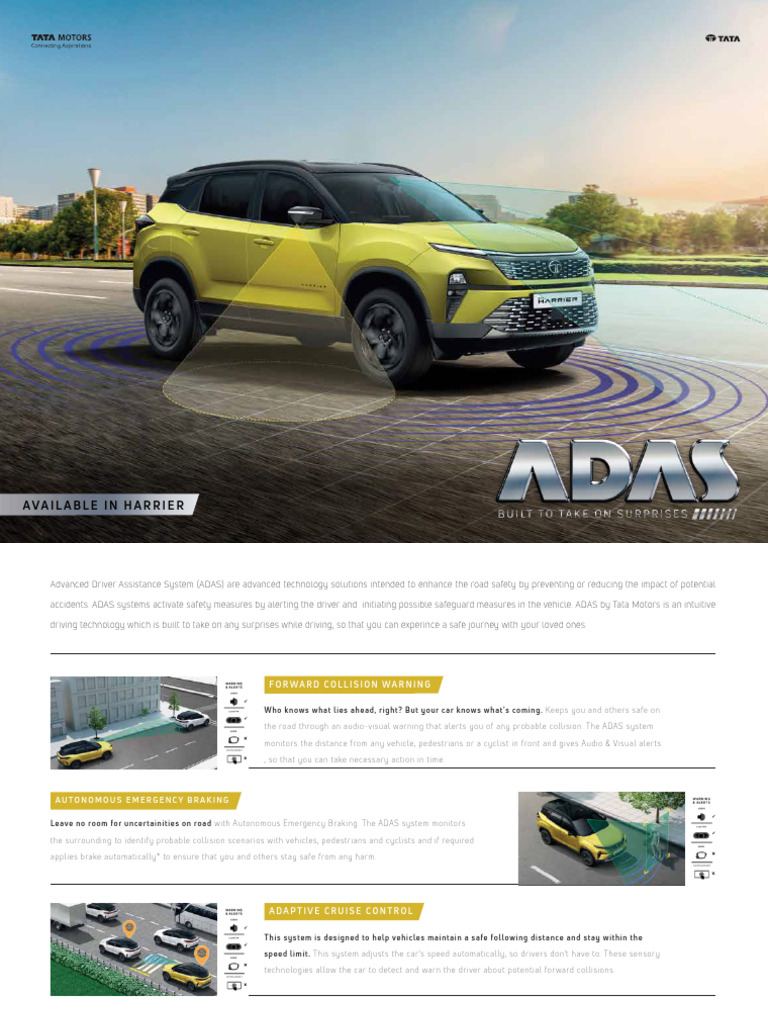 Harrier ADAS Brochure | PDF | Vehicle Technology | Transportation Engineering