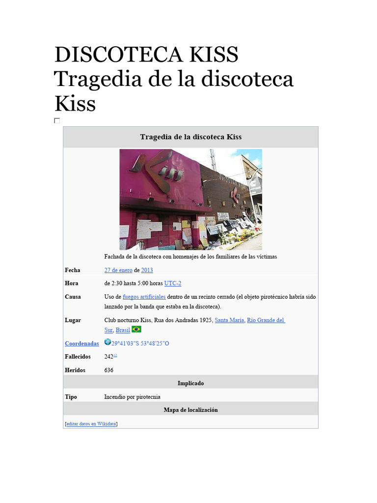 Discoteca Kiss | PDF