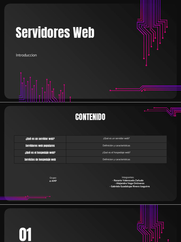 EXPOSICION SERVIDORES WEB | PDF | Red mundial | Internet y web