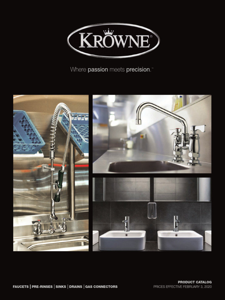 2020 Krowne Plumbing Catalog | PDF | Tap (Valve) | Valve