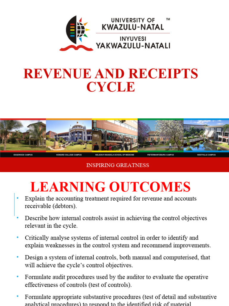 Week 3 - Revenue Receipts Cycle - Final | PDF | Financial Audit | Audit