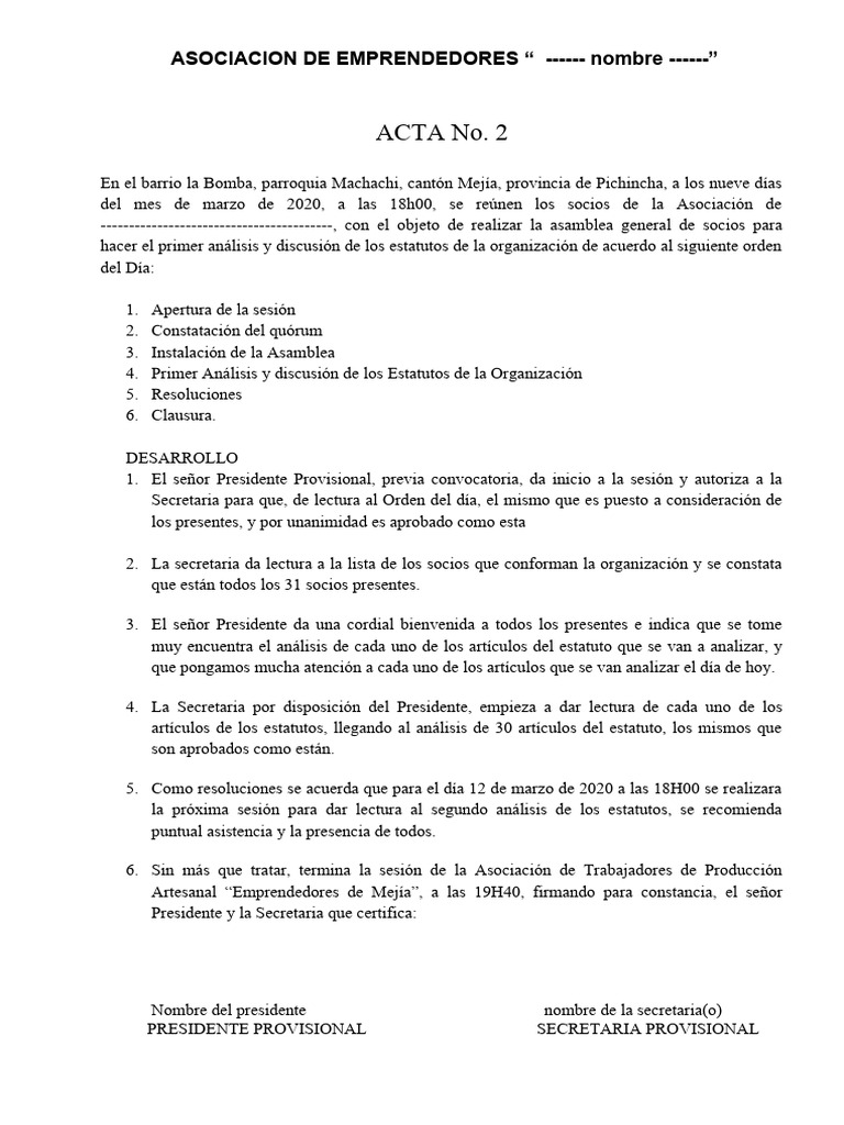 ACTAS DE SESIONES | PDF | Gobierno