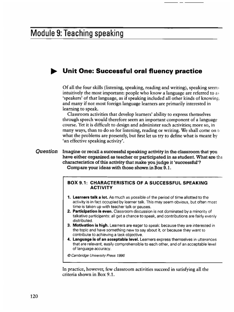 Speaking Penny Ur | PDF