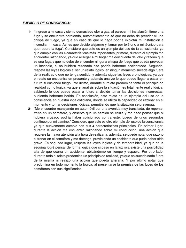 Ejemplo Consciencia | PDF | Semáforo