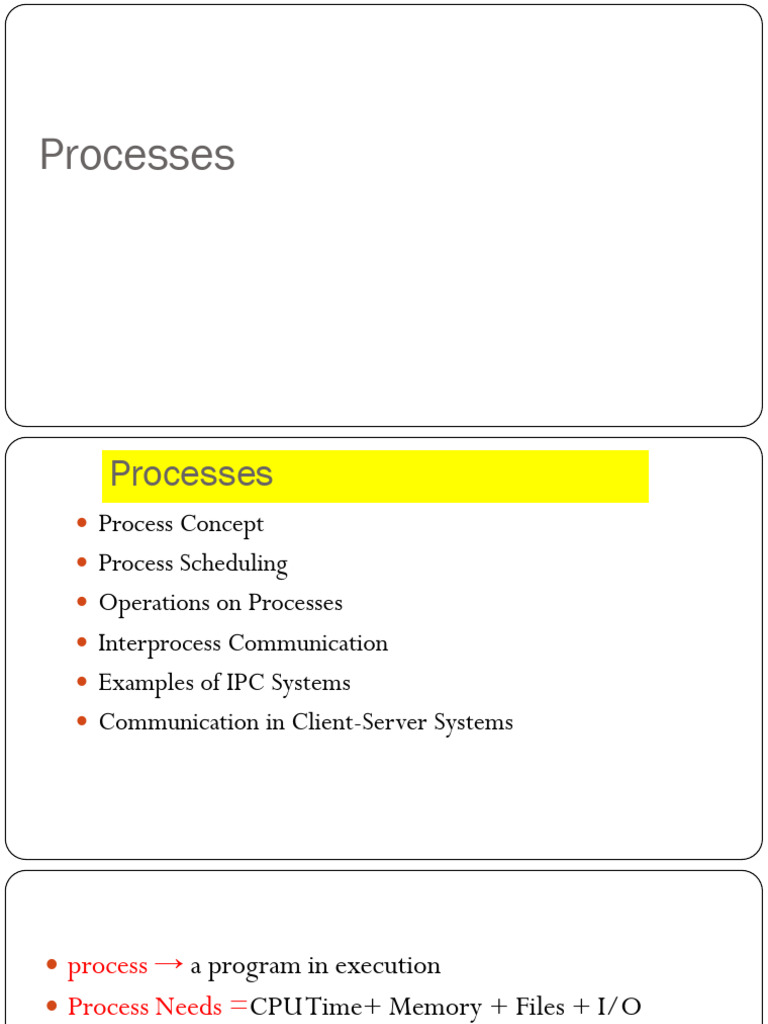 1 Process Scheduling 1684053744638 | PDF | Process (Computing ...