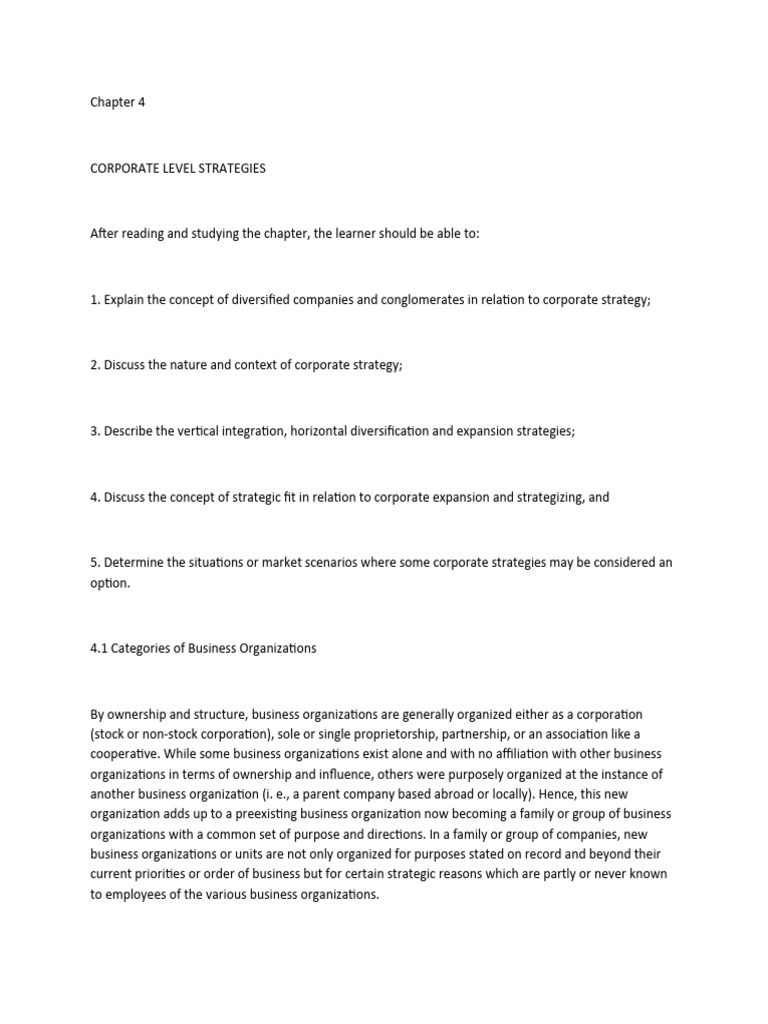 Chapter 4-WPS Office | PDF | Outsourcing | Mergers And Acquisitions