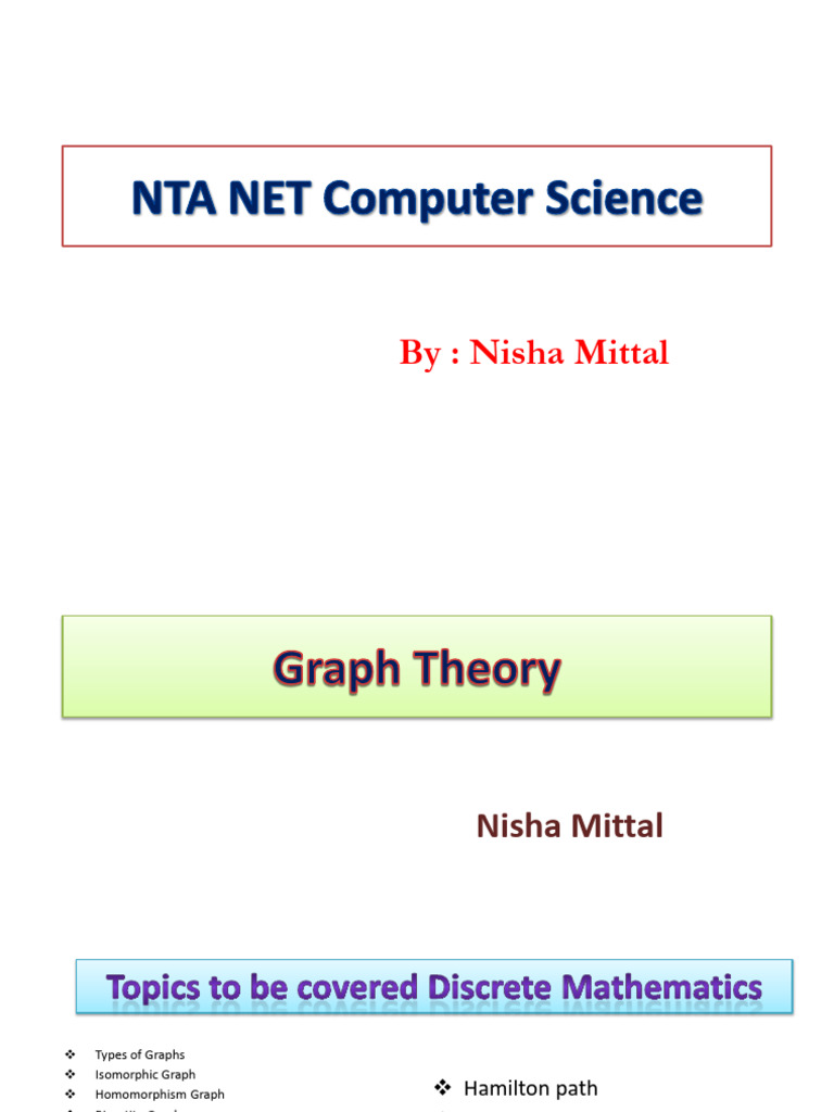 3 Graph Theory 1684054250291 | PDF | Vertex (Graph Theory) | Theoretical Computer Science