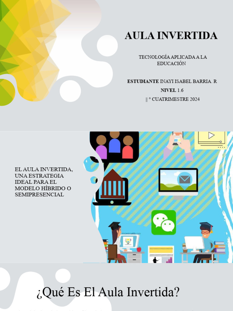 Aula Invertida: Estrategia Didáctica Efectiva | PDF | Aprendizaje ...
