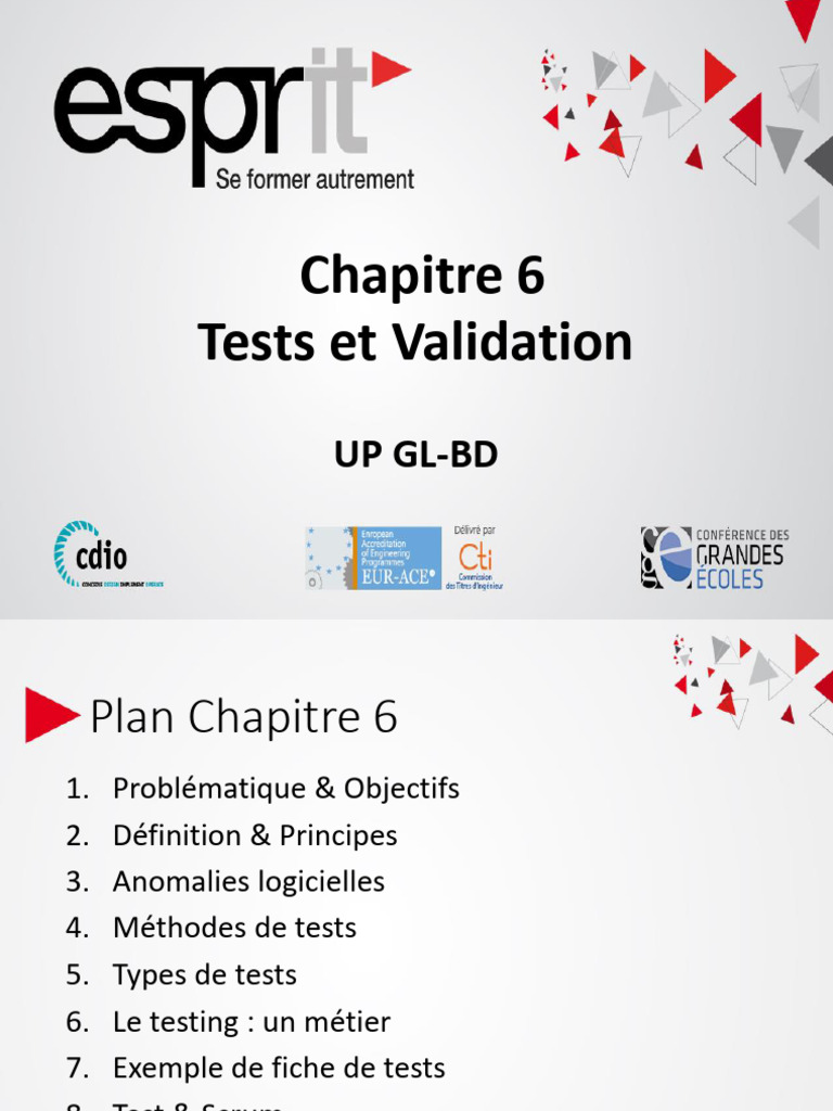 Tests et Validation des Logiciels | PDF | Bug (informatique) | Test de ...